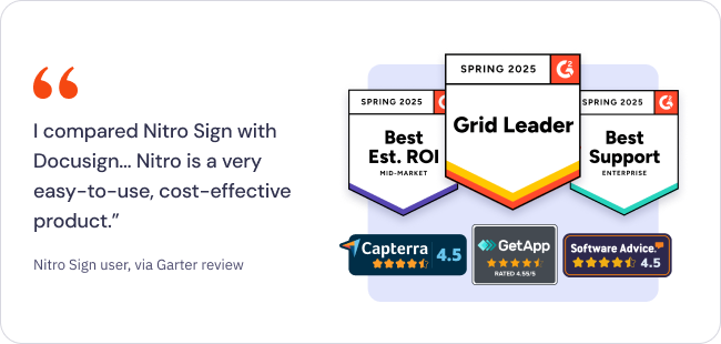 Join the Nitro Sign Standard Wait List | Nitro Software